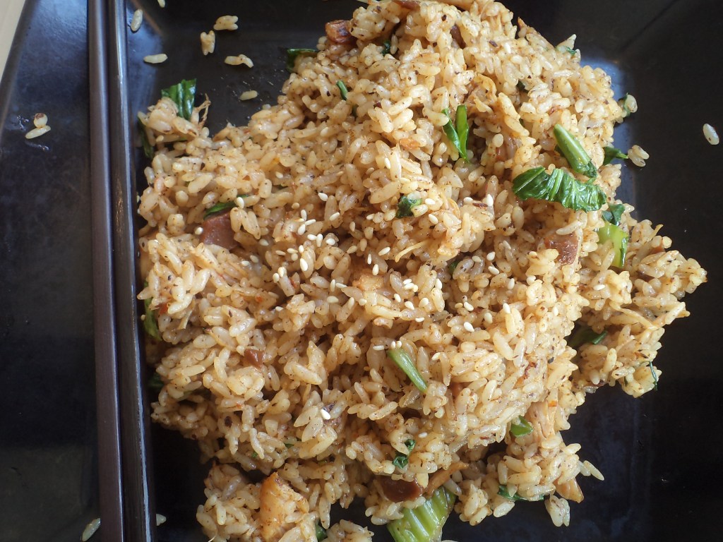 This amazing fried rice at Ajisen Ramen